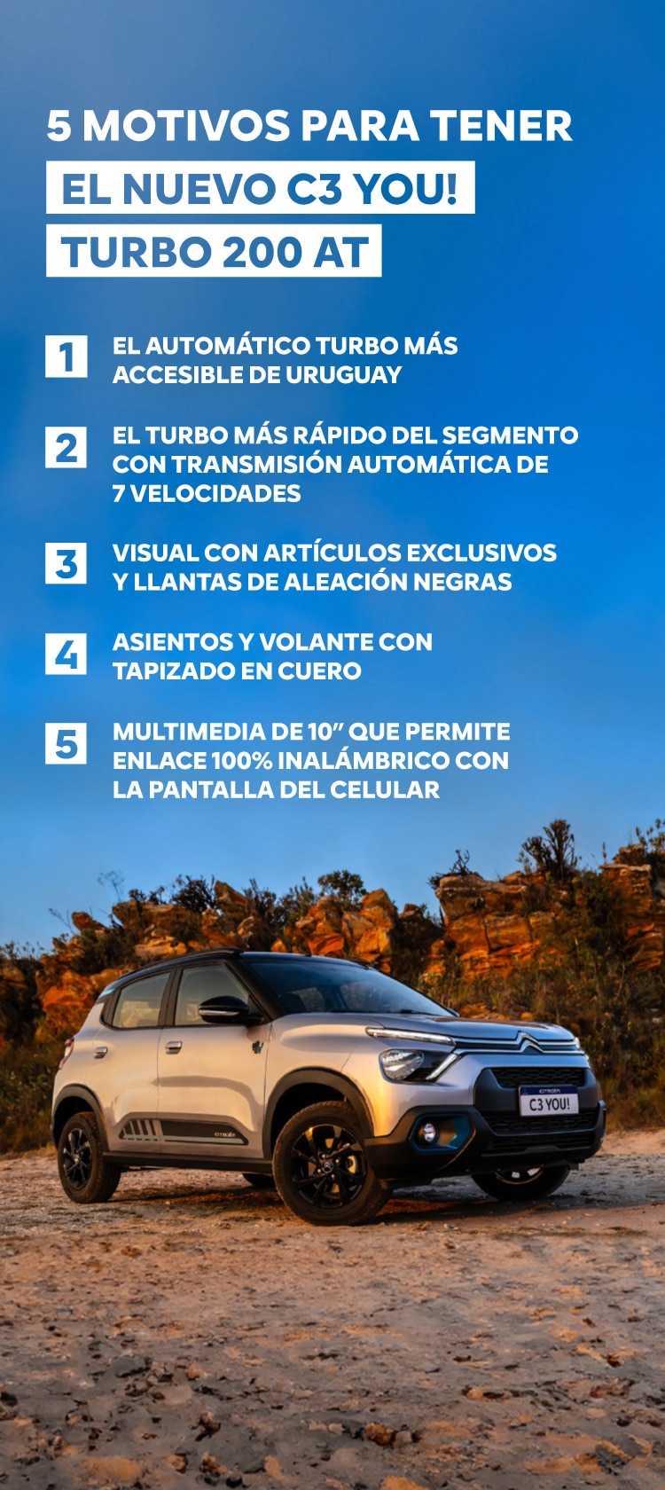 Nuevo C3 You | Citroën Uruguay